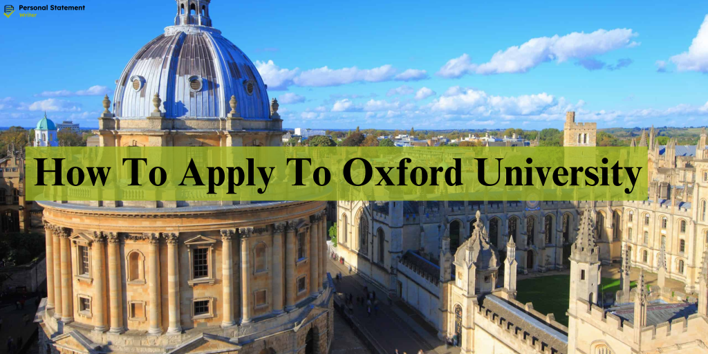 How To Apply To Oxford University